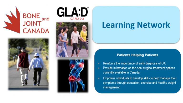 GLA:D Canada – Managing Hip and Knee Osteoarthritis